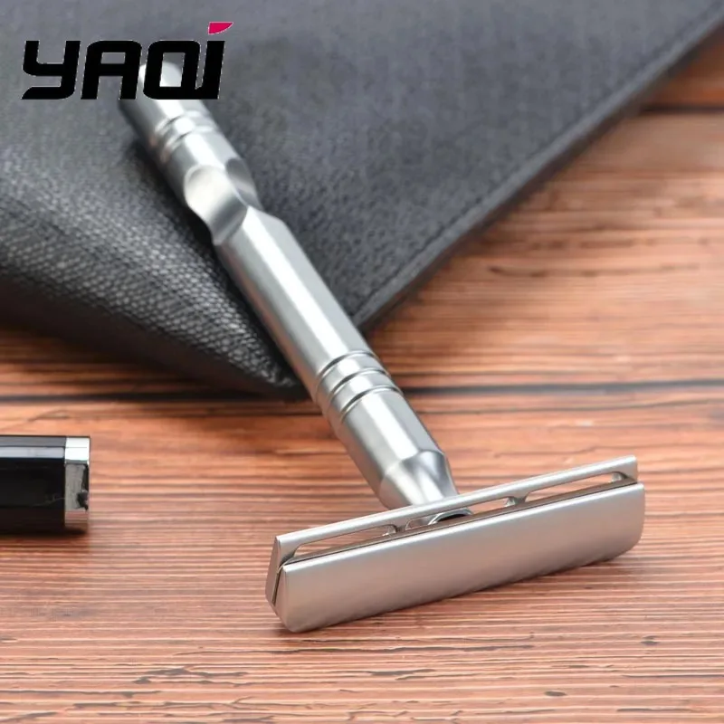 YAQI Matte Chrome Color AC Blade Excalibur Single-edged Mens Shaving ...