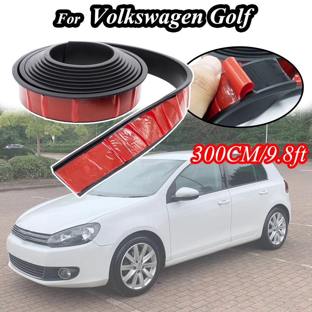 3Meter-Car-Fender-Flare-Wheel-Eyebrow-Protector-Arch-Extenders-Moulding ...