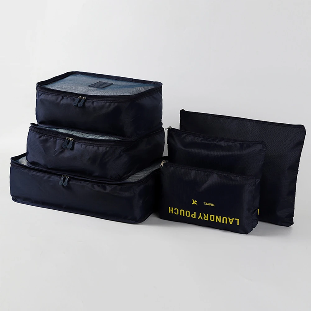 6PCS Travel Storage Bag Set For Clothes Tidy Organizer Wardrobe ...