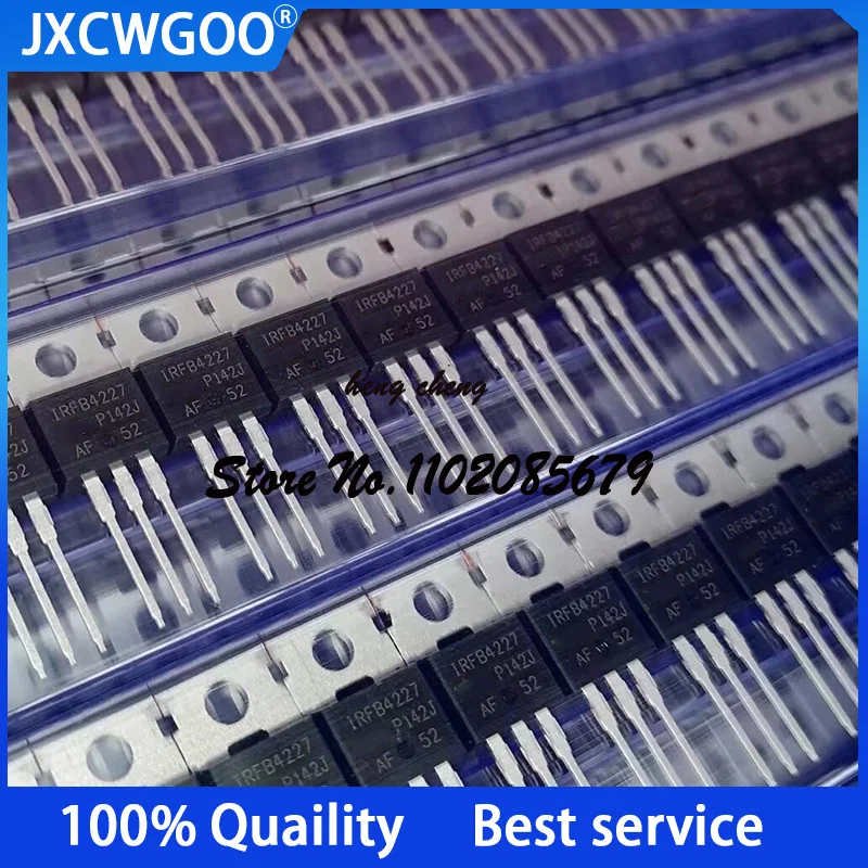 10pcs Irfb4227pbf Irfb4227 4227 To-220 N-channel 200v/65a In-line Mosfet New Original ...