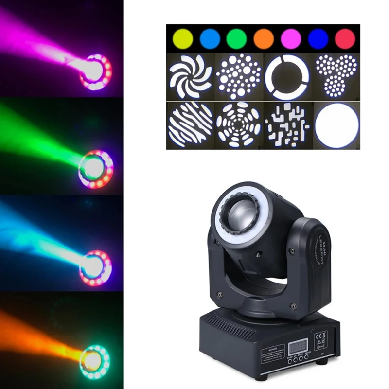 Mini LED Moving Head Spot Prisma, DMX Stage Light, Equipamento de DJ ...