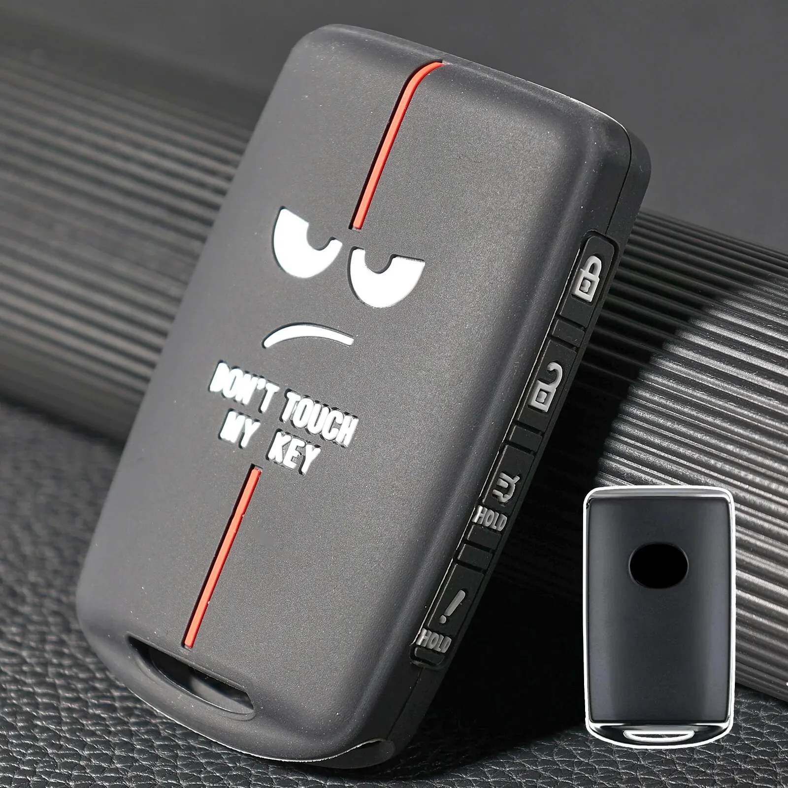 Silicone-Keyless-Entry-Car-Key-Fob-Keychain-Ring-Case-Cover-Shell ...