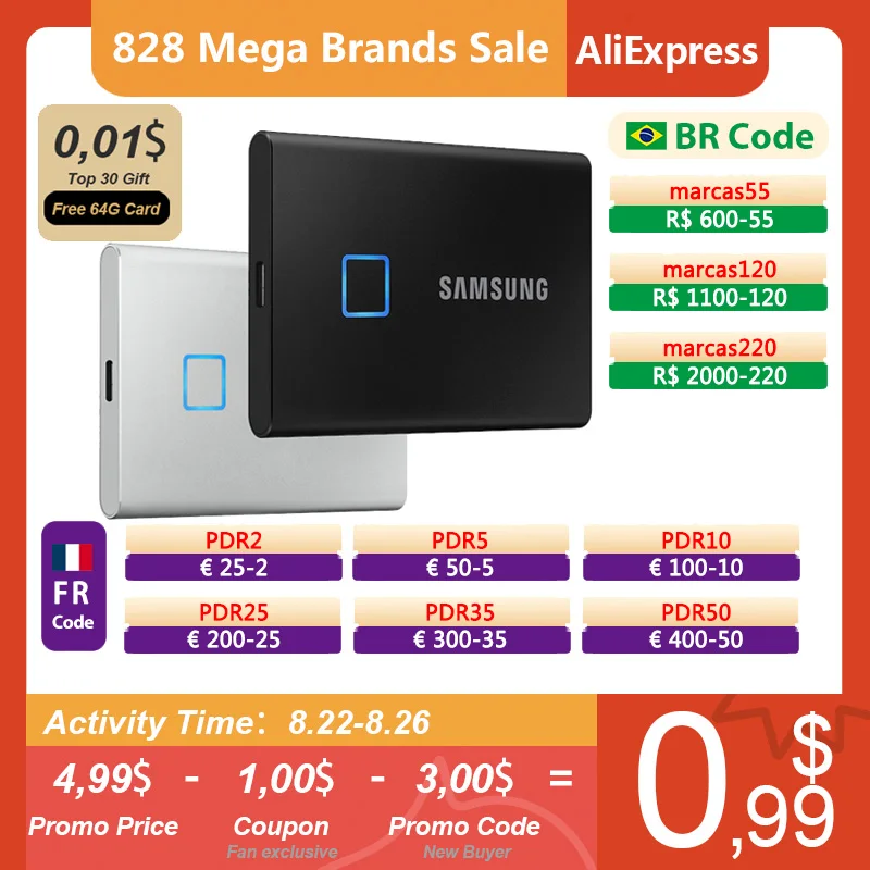 Samsung External Hd Portable Ssd Ssd 1tb External Hard Drives 500gb Usb ...