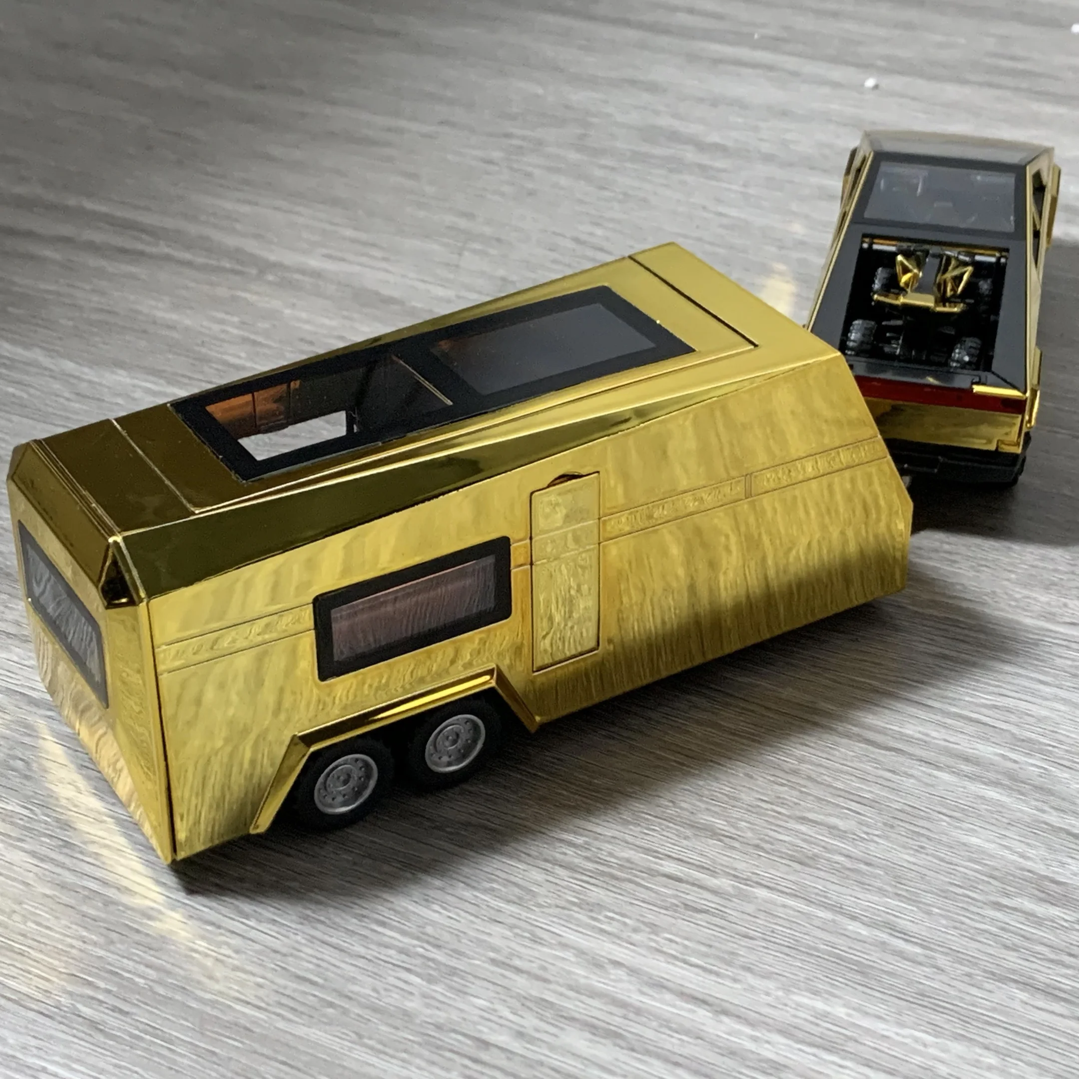1:32 Gold Cybertruck Off Road Pickup Truck Alloy Metal Diecast Model ...
