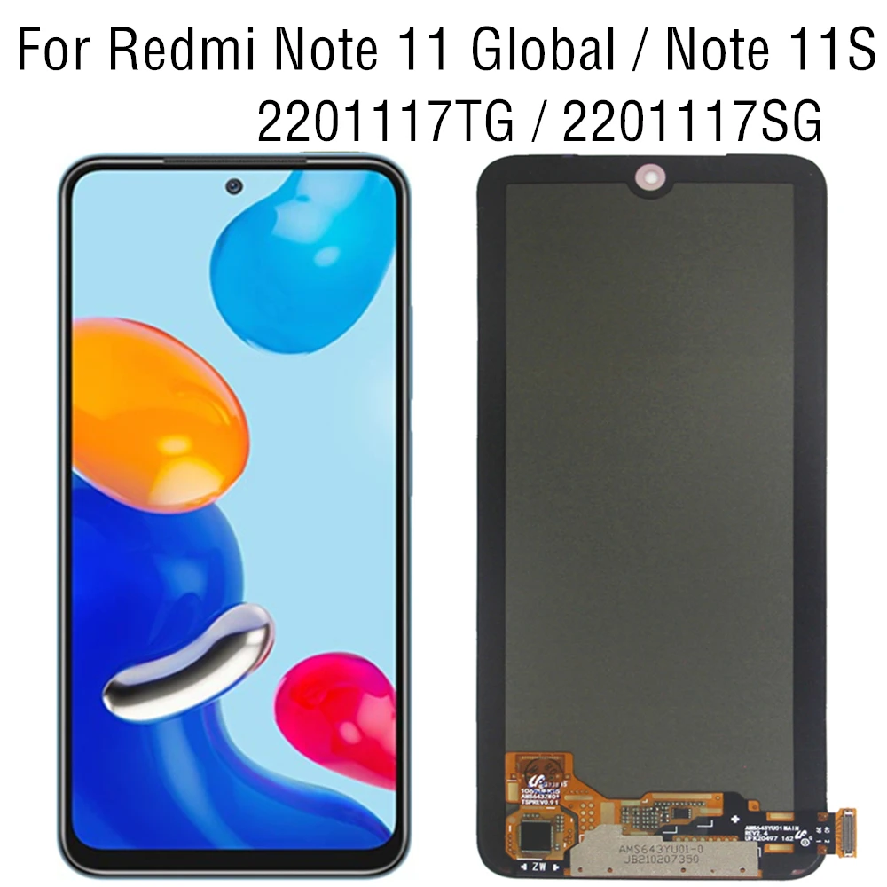 Tft For Xiaomi Redmi Note 11 Global Lcd Display Note11 2201117tg Screen Touch Digitizer ...