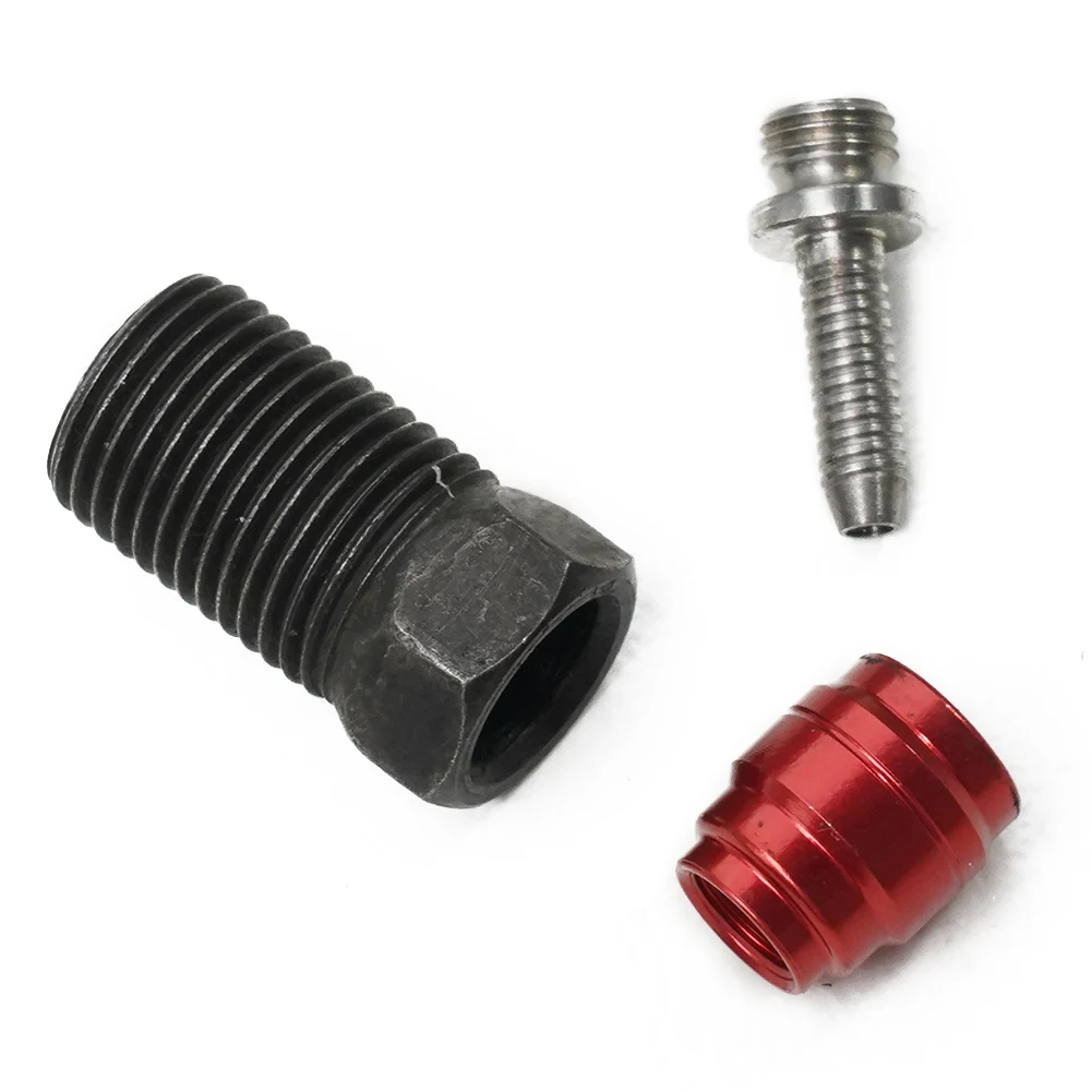 1set-Bicycle-Disc-Brake-Hose-Barb-Insert-Olive-Connecting-Nut-Oil ...