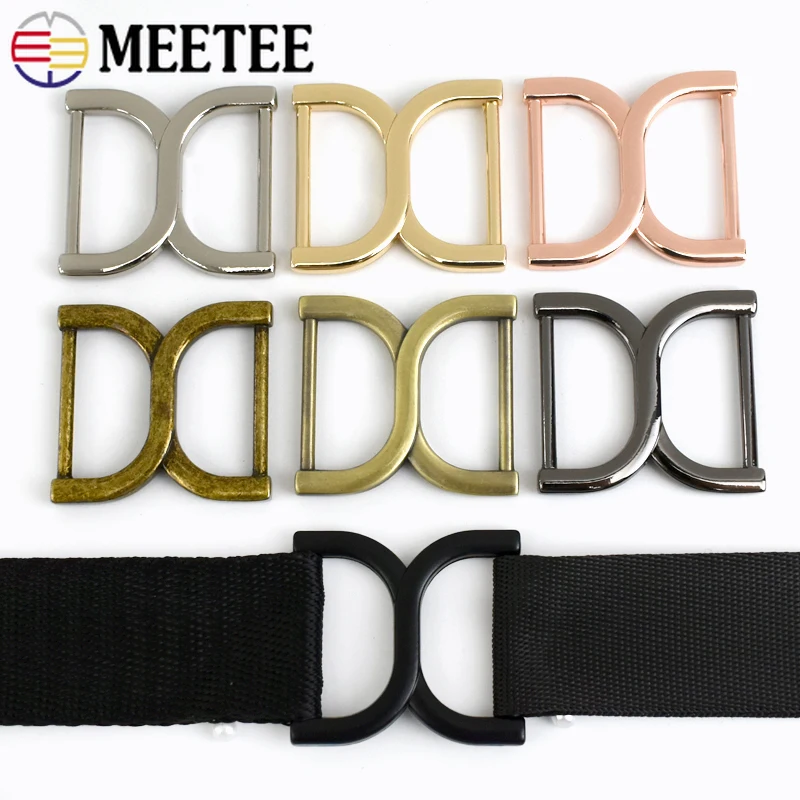 5/10/20/30Pcs 25mm Metal Adjuster Buckles Bag Strap Connector Ring ...