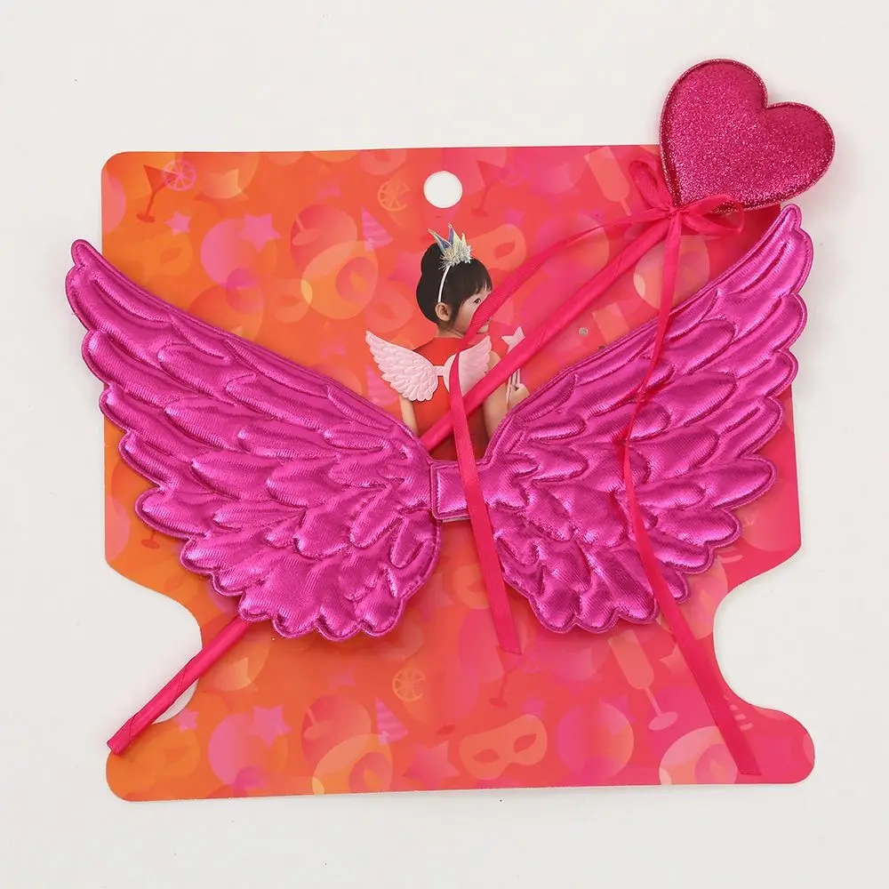 2Pcs-set-Kids-Girls-with-Wand-Butterfly-Wings-Colorful-Party-Supplies ...