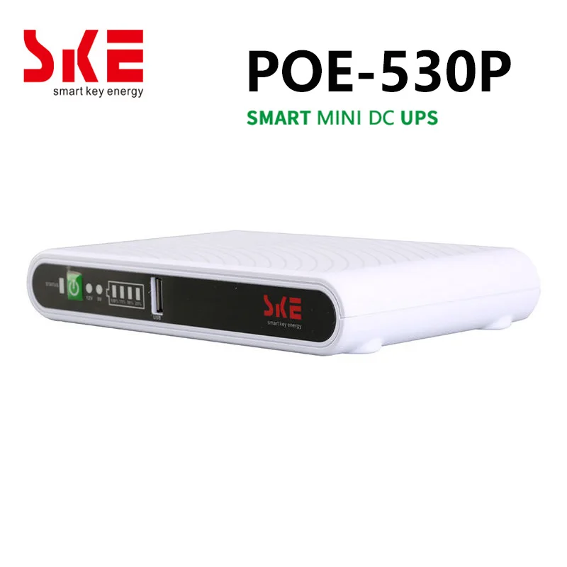 SKE Mini DC UPS Portable Battery Backup Uninterrupted Power Supply AC ...