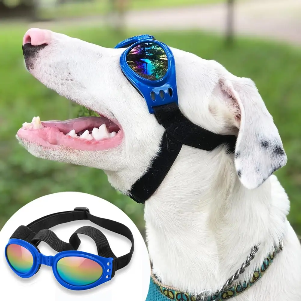 Dog Sunglasses Dog Goggles UV Wind Dust Fog Protection Pet Glasses Eye ...