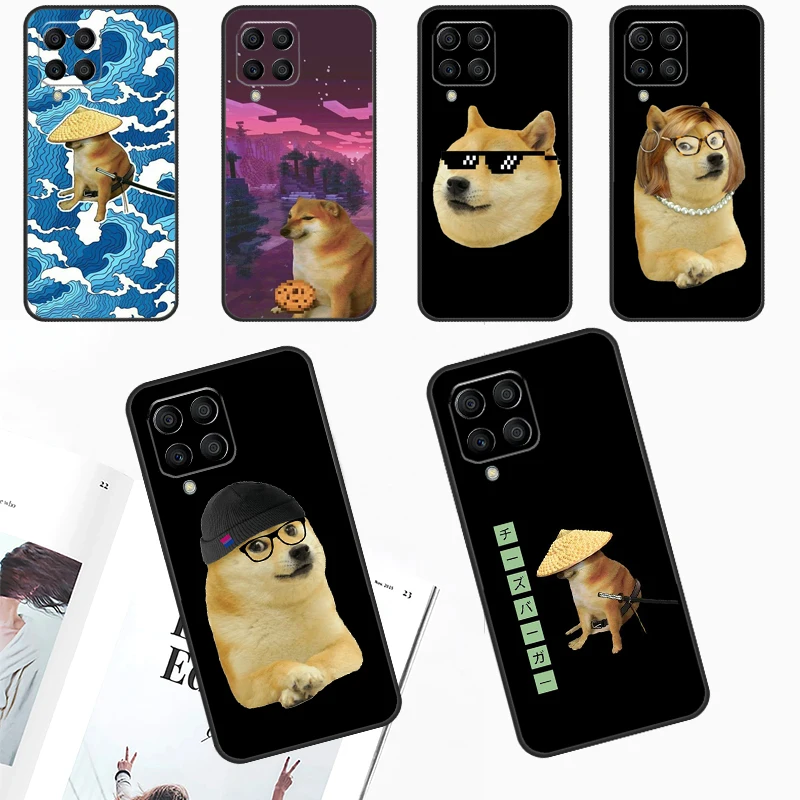 Funda-Cheems-Doge-Meme-Para-Samsung-Galaxy-M12-M32-M52-M55-M13-M33-M53 ...