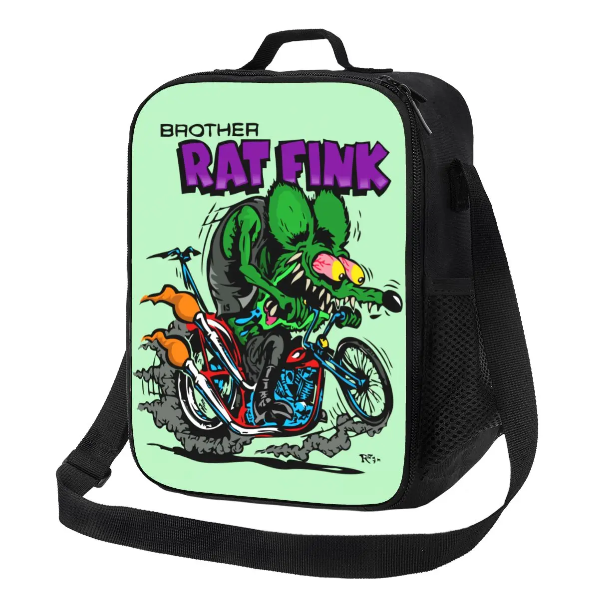 Custom-Anime-Cartoon-Rat-Fink-Insulated-Lunch-Bag-for-Women-Thermal ...