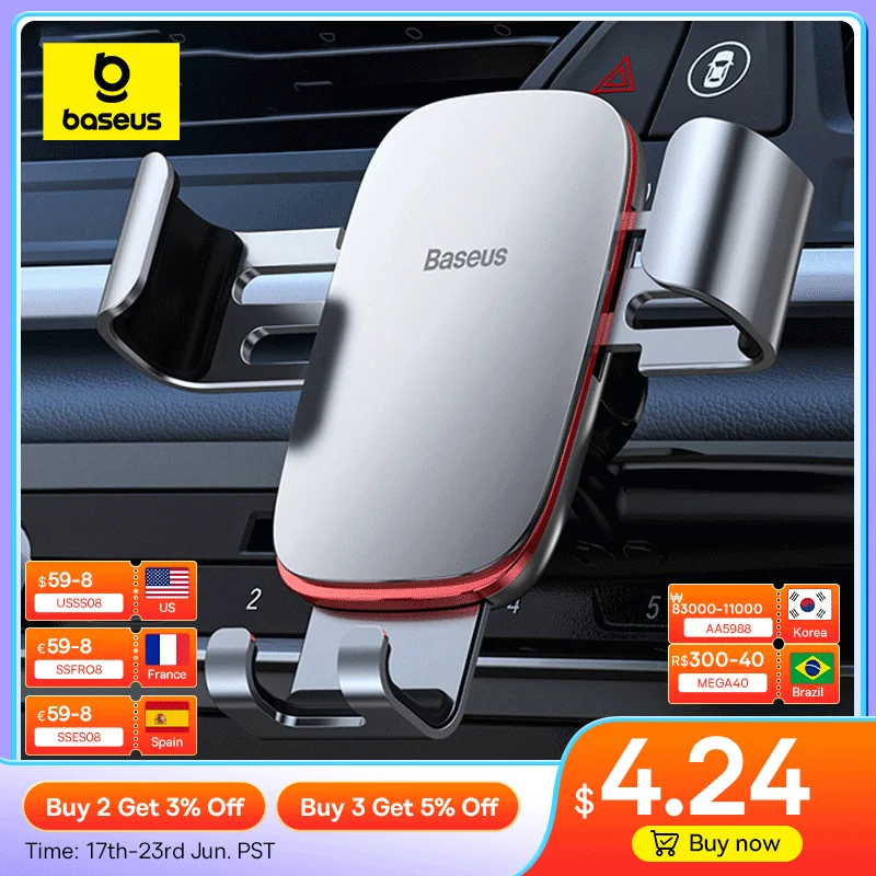 Baseus-Car-Phone-Holder-for-Air-Vent-CD-Slot-Mount-Holder-Stand-for ...