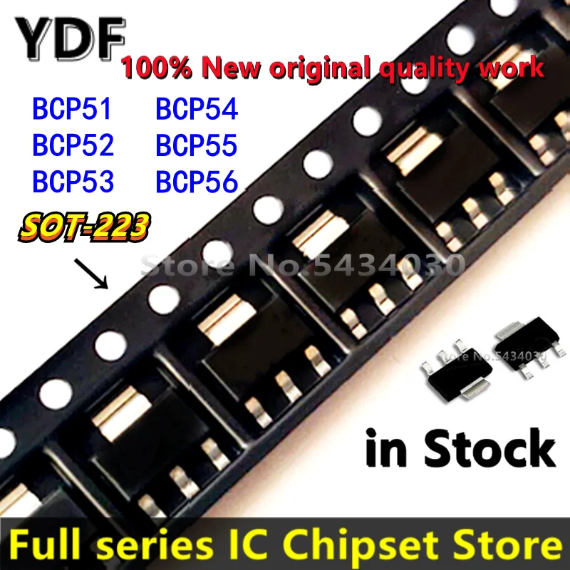 (10pcs) 100% New BCP51 BCP52 BCP53 BCP54 BCP55 BCP56 SOT223 SOT-223 ...