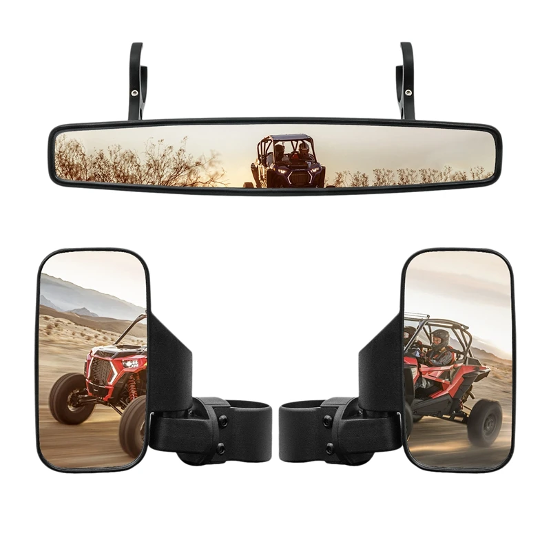 1-75Inch-UTV-Rearview-Mirror-Side-Mirror-Accessories-Wide-Rear-View ...