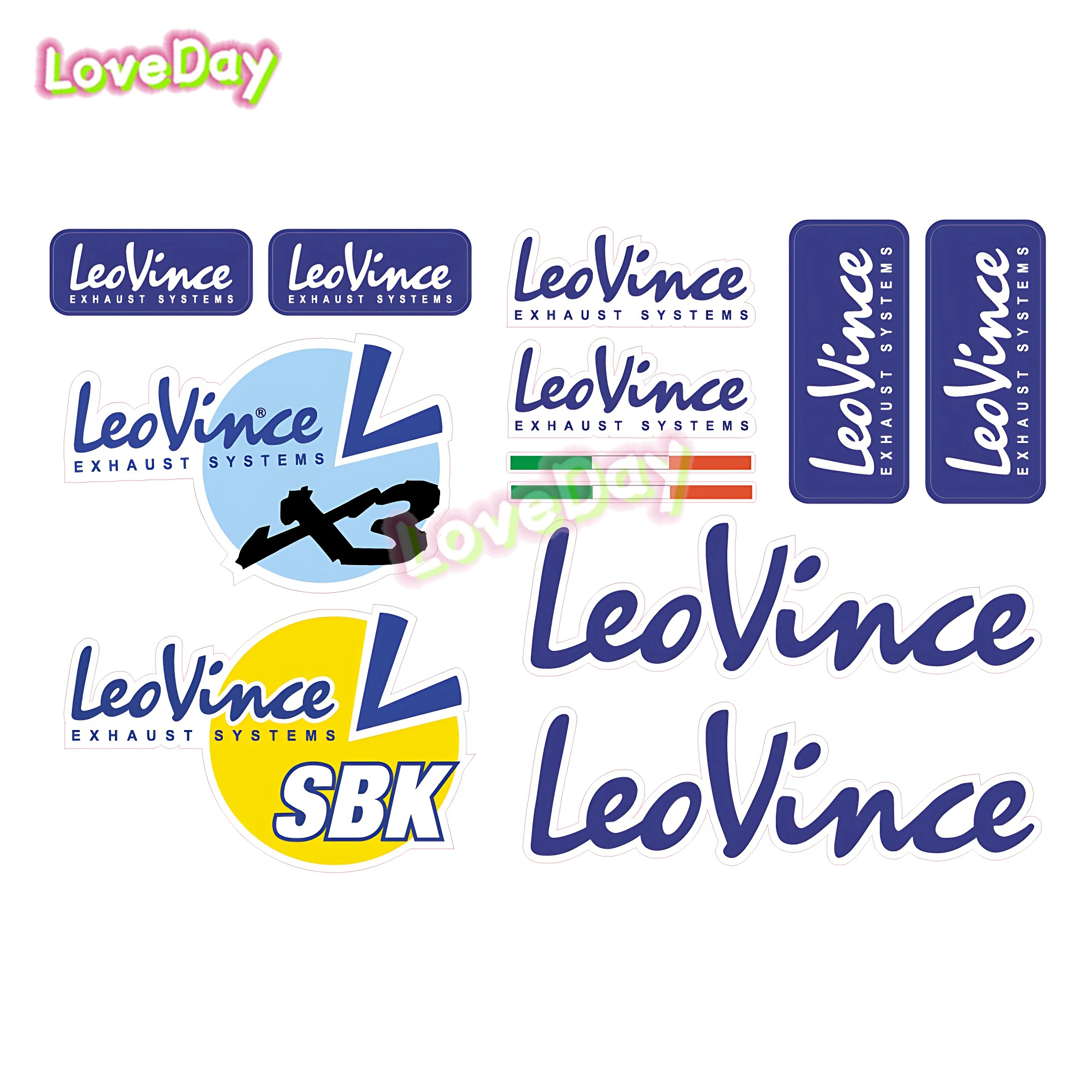 Leo-Vince-pegatinas-de-sistema-de-escape-pegatinas-de-vinilo-con ...