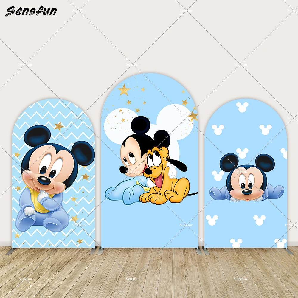 Cartoon-Arched-Cover-Wall-for-Baby-Mickey-Mouse-Party-Decoration-Blue ...