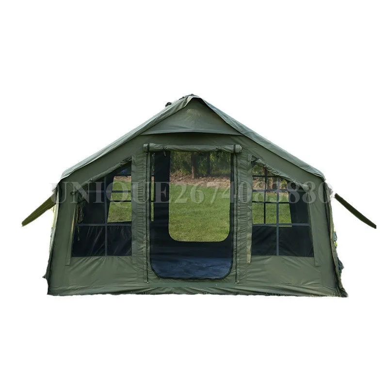 Inflatable-Multi-person-Green-Shelter-Tent-Waterproof-Camping-House ...