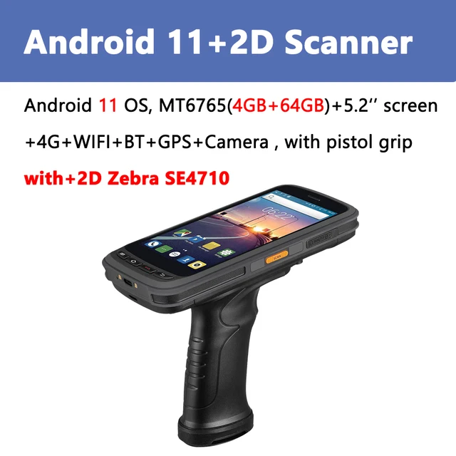 Chainway C72 Scanner 865-868MHz Android 11 Handheld UHF RFID Reader Long Range PDA with NFC ...