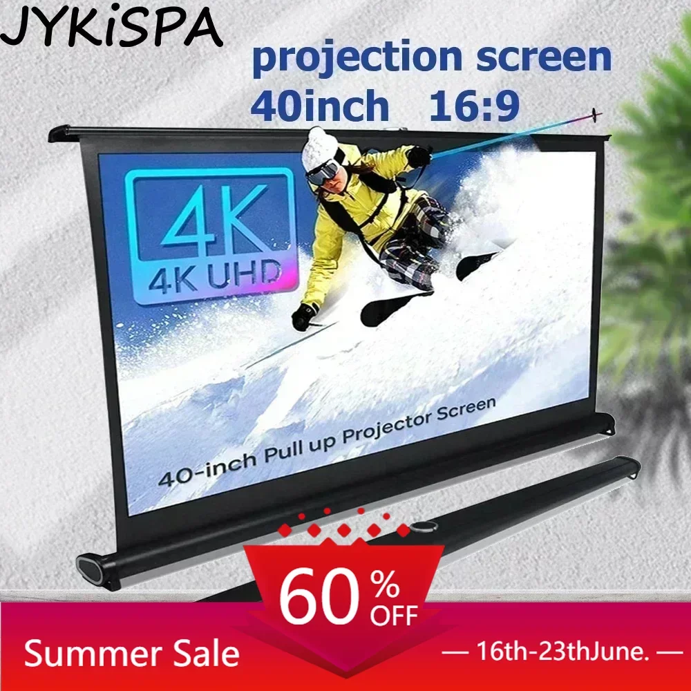 40-inch-Tabletop-Screen-HD-16-9-Pull-Up-Foldable-Stand-Portable ...