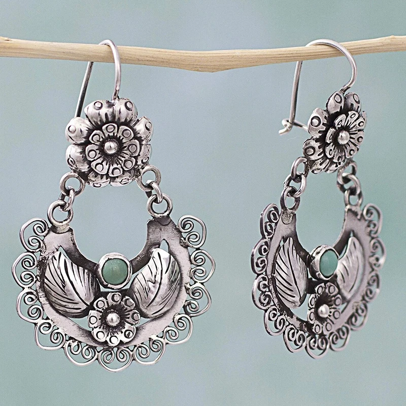 Pendientes-largos-bohemios-para-mujer-aretes-bohemios-con-borla-de-gota ...