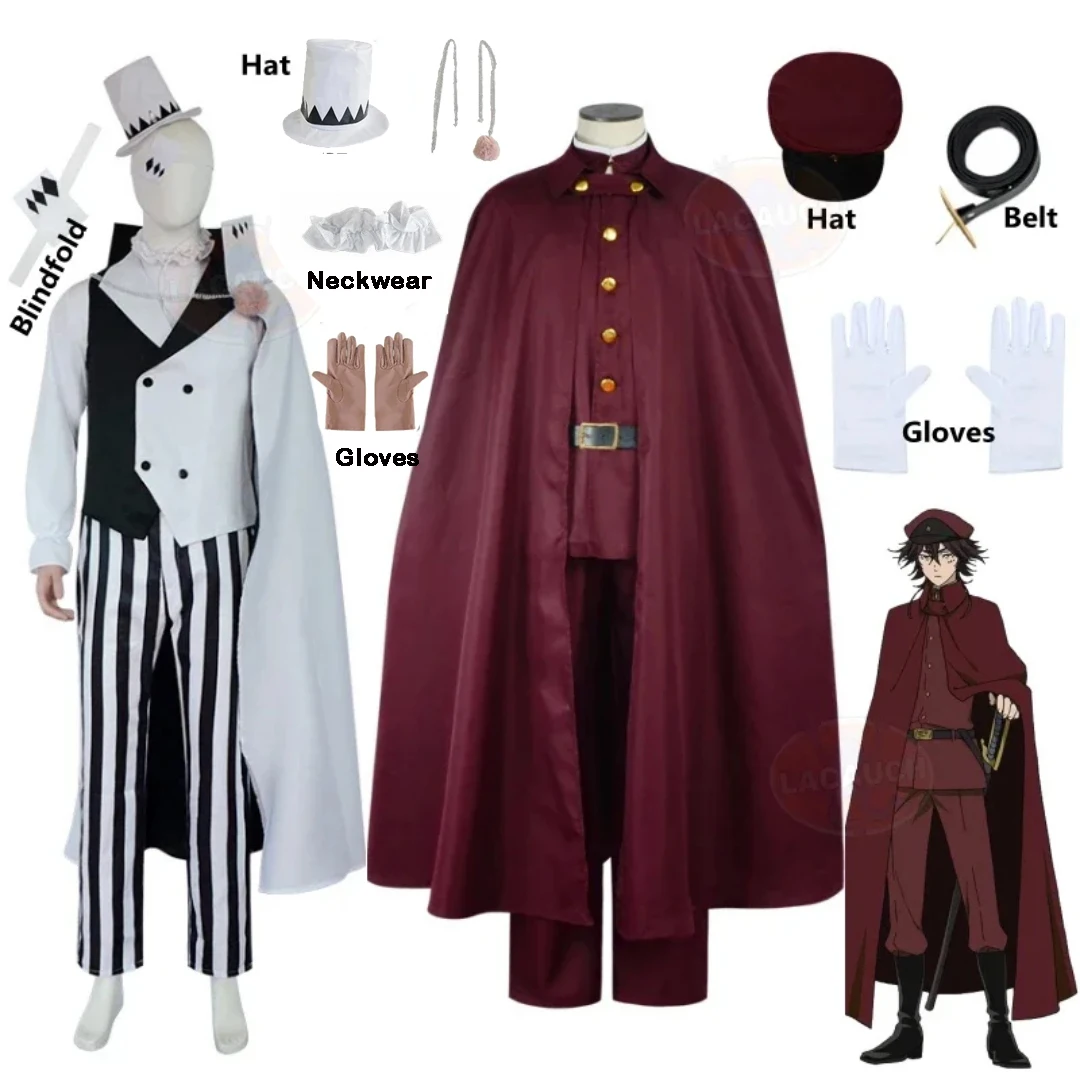 Tono-Tokugiku-Bungou-Stray-Dogs-Cosplay-Oguri-Nikolai-Anime-Hunting ...