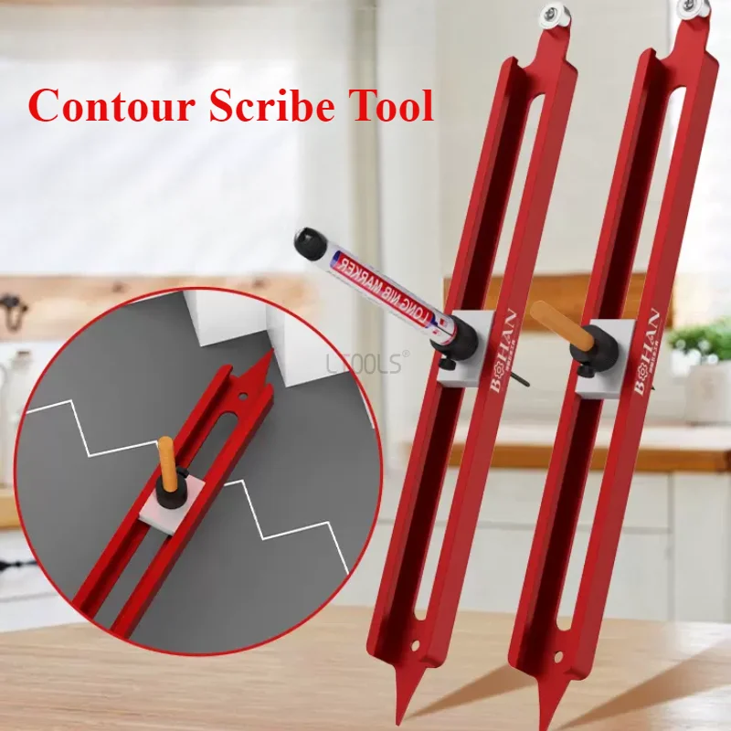 Contour-Gauge-Scribe-Tool-Perfil-Scribe-R-gua-L-pis-Ajust-vel-Titular ...