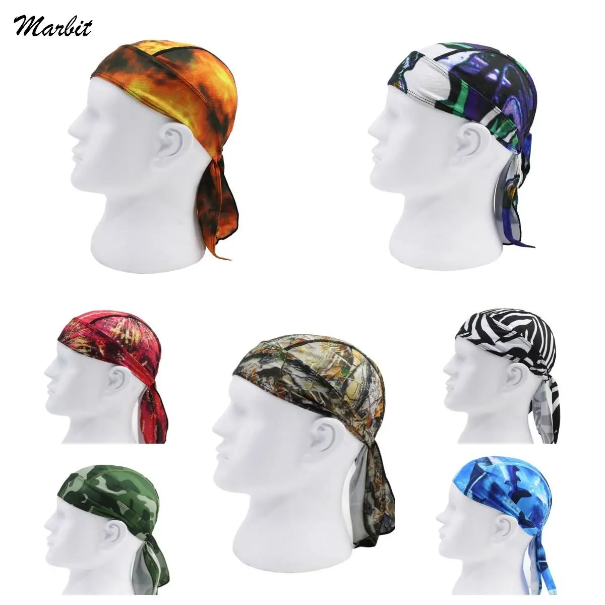 Men-Running-Riding-Bandana-Headscarf-Pirate-Cap-Quick-Dry-Camo-Cycling ...