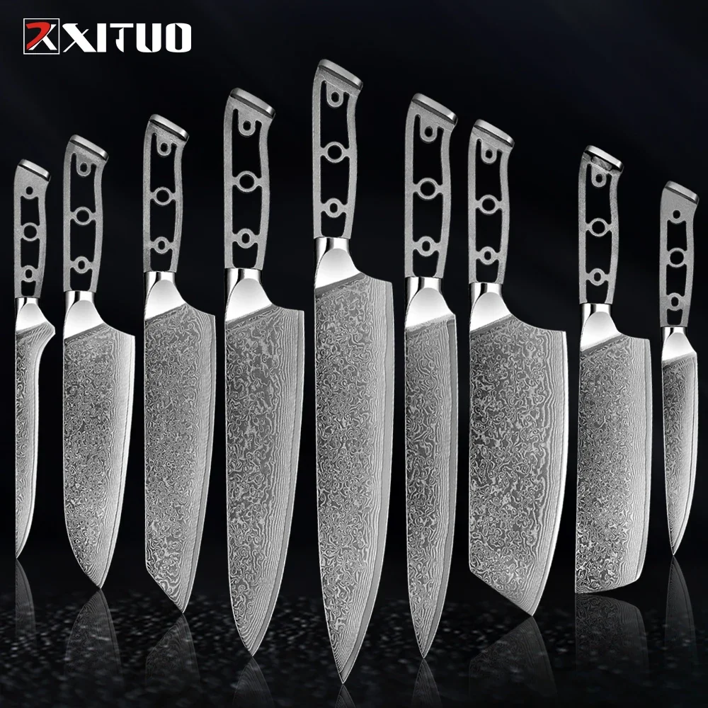 XITUO-Damascus-Steel-Knife-Blank-Blade-67-Layers-Japanese-VG10-Razor ...