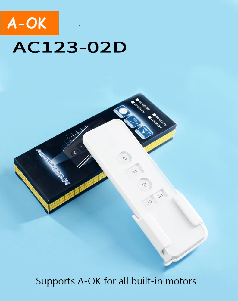 Electric curtain accessories A-OK remote control dual frequency dual ...