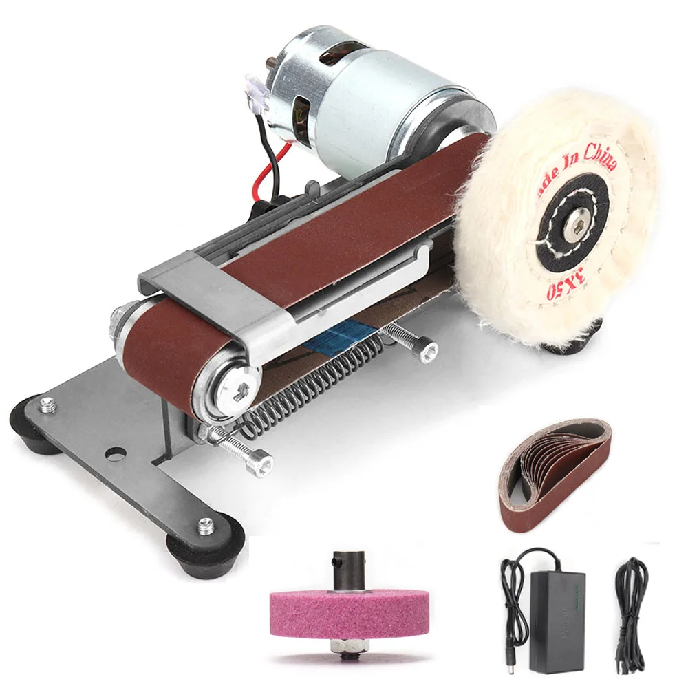 Mini-Belt-Sander-110-220V-Electric-Polisher7-Speed-Adjustable-Grinder ...