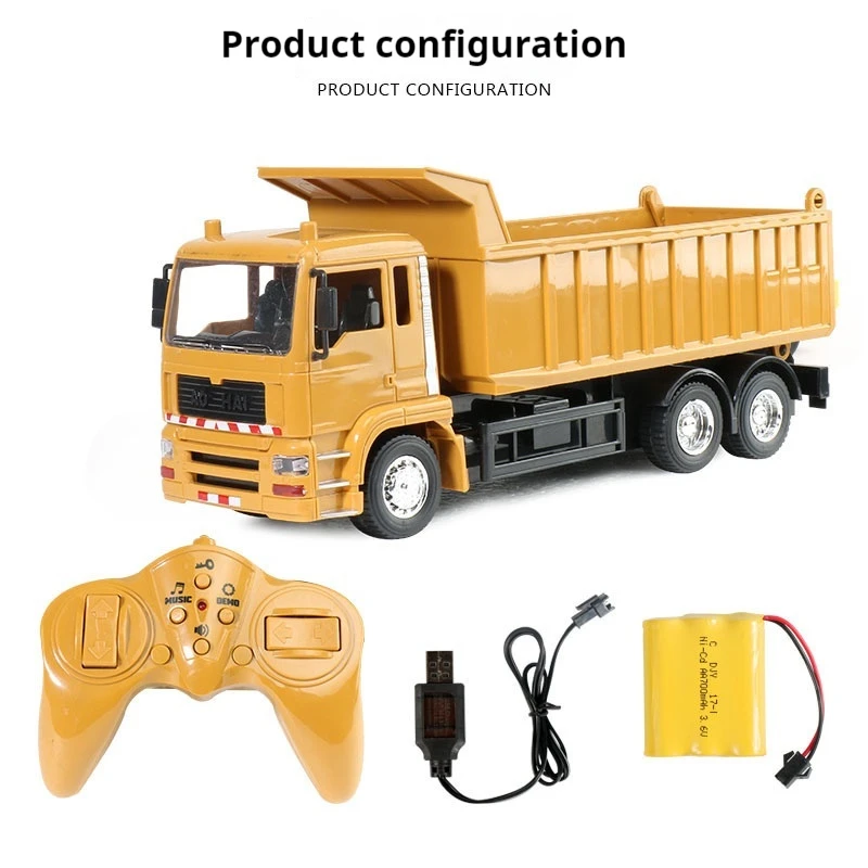 1-24-Large-2-4G-Remote-Control-Car-Charging-Dump-Truck-Model-8-Channel ...