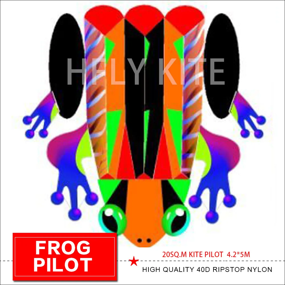 HFLY-NEW-ARRIVAL-20SQ-M-FROG-PILOT-KITE-SOFT-INFLATABLE-KITE-TRACTOR ...