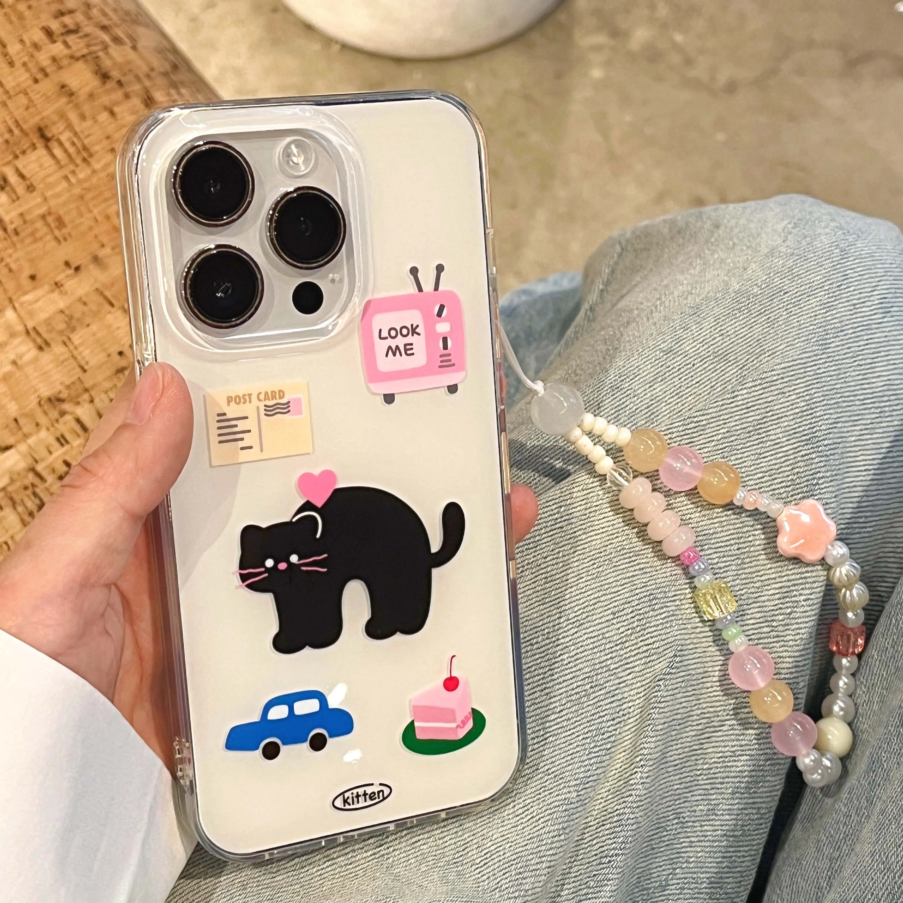 Imd-Cartoon-cat-car-bracelet-shell-for-iphone-11-12-13-promax-14-pro ...