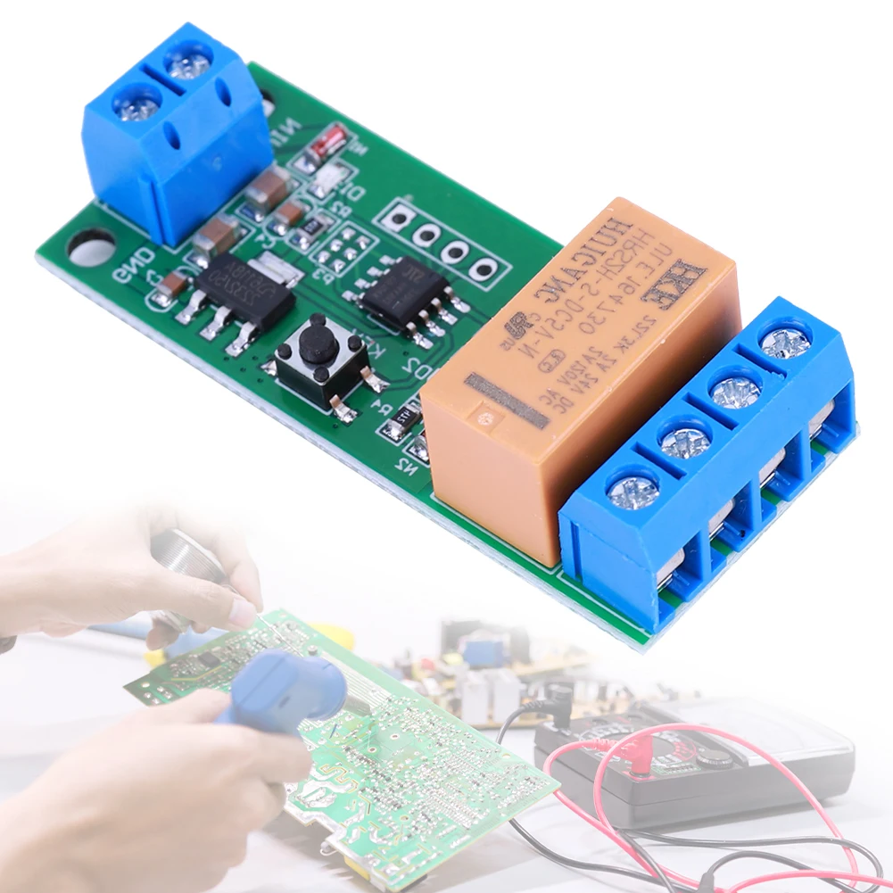 DC-5V-6V-9V-12V-Motor-Reverse-Polarity-Module-Time-Adjustable-Delay ...