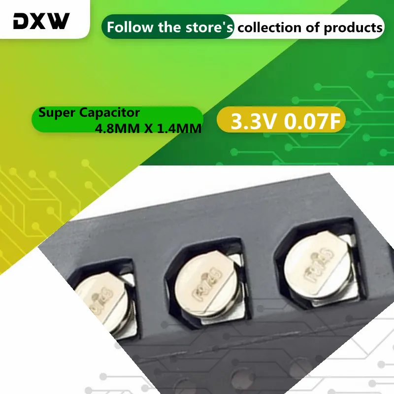 슈퍼 커패시터 XH414HG-IV01E, 3.3V 0.07F 4.8mm X 1.4mm XH414H-IV01E XH414 ...