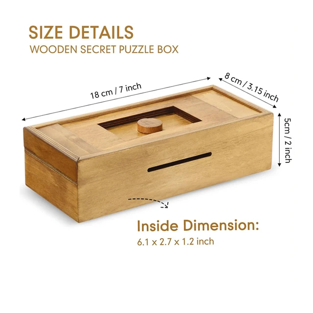 Wooden Boxes With Secret Compartments