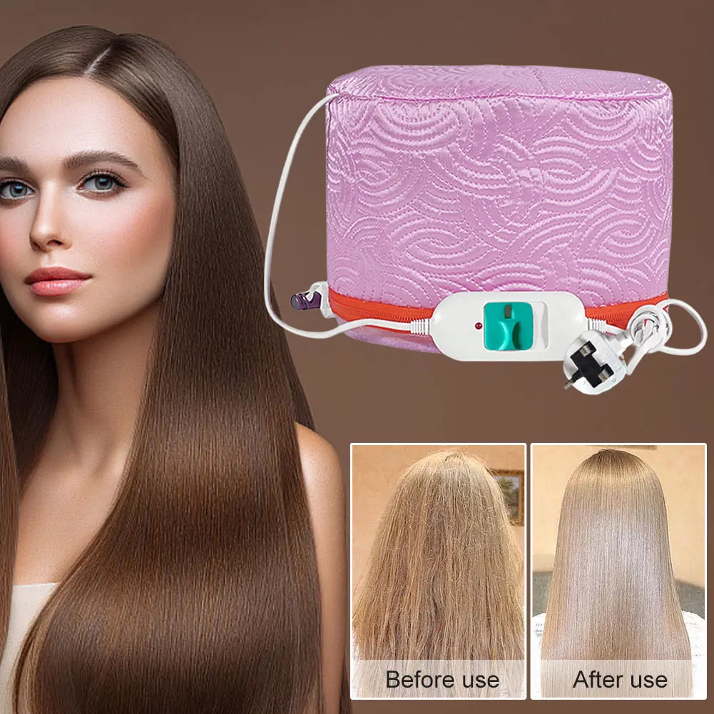 Salon-Hair-Heating-Cap-Thermal-Treatment-Steamer-Cap-Hair-Care-Hat-for ...