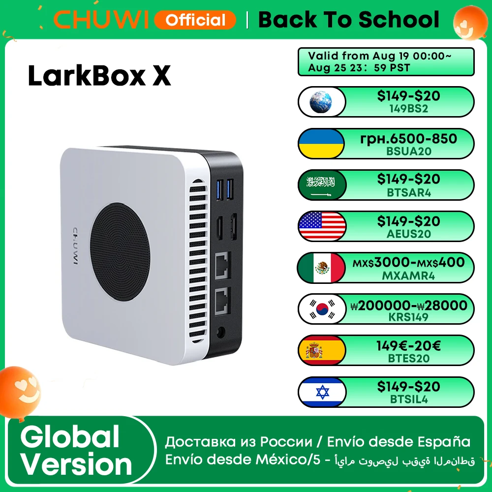 CHUWI-LarkBox-X-Mini-PC-Intel-N100-Game-PC-UHD-Graphics-for-12th-Gen ...