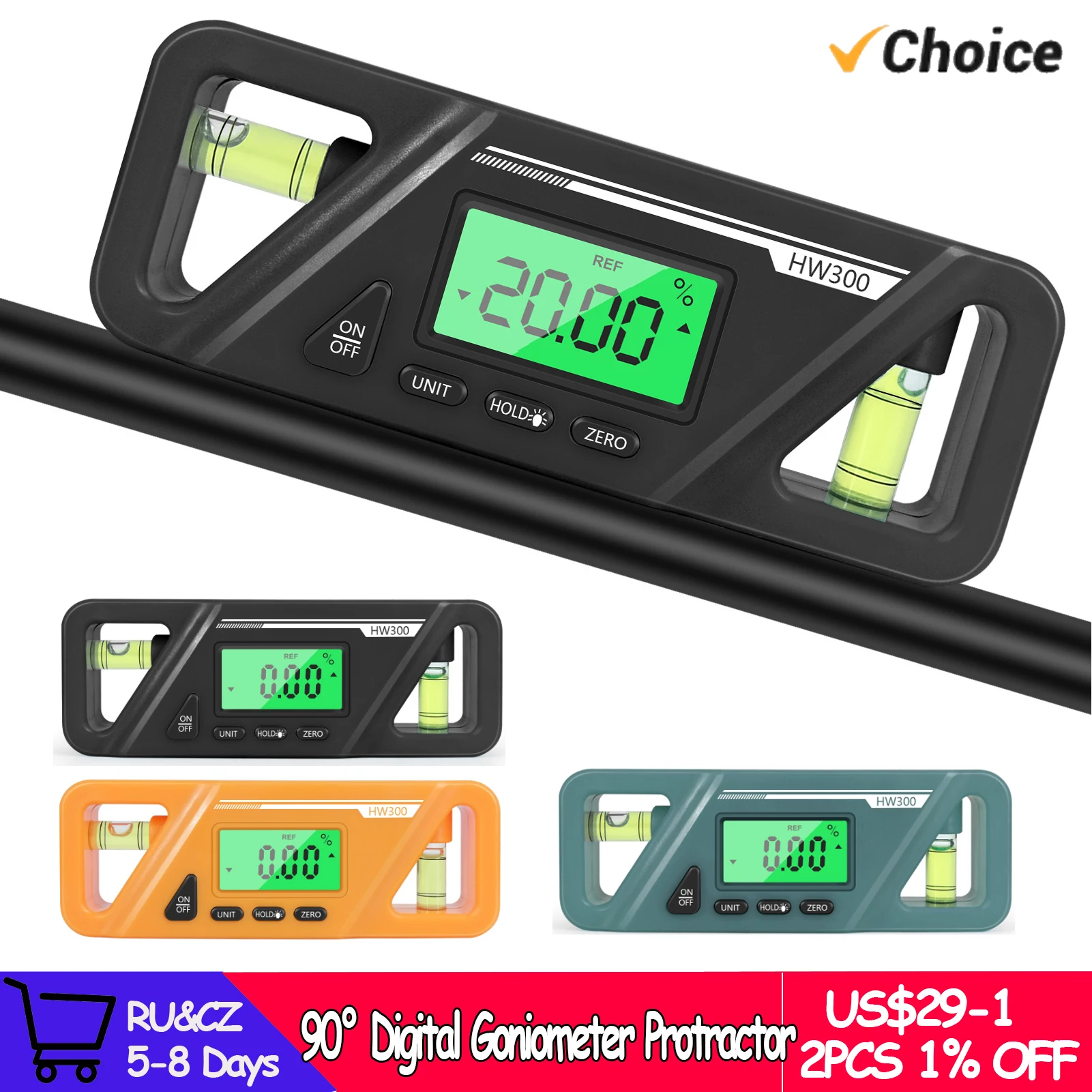 Magnetischer-elektronischer-Goniometer-lcd-digitaler-Winkel-messer ...
