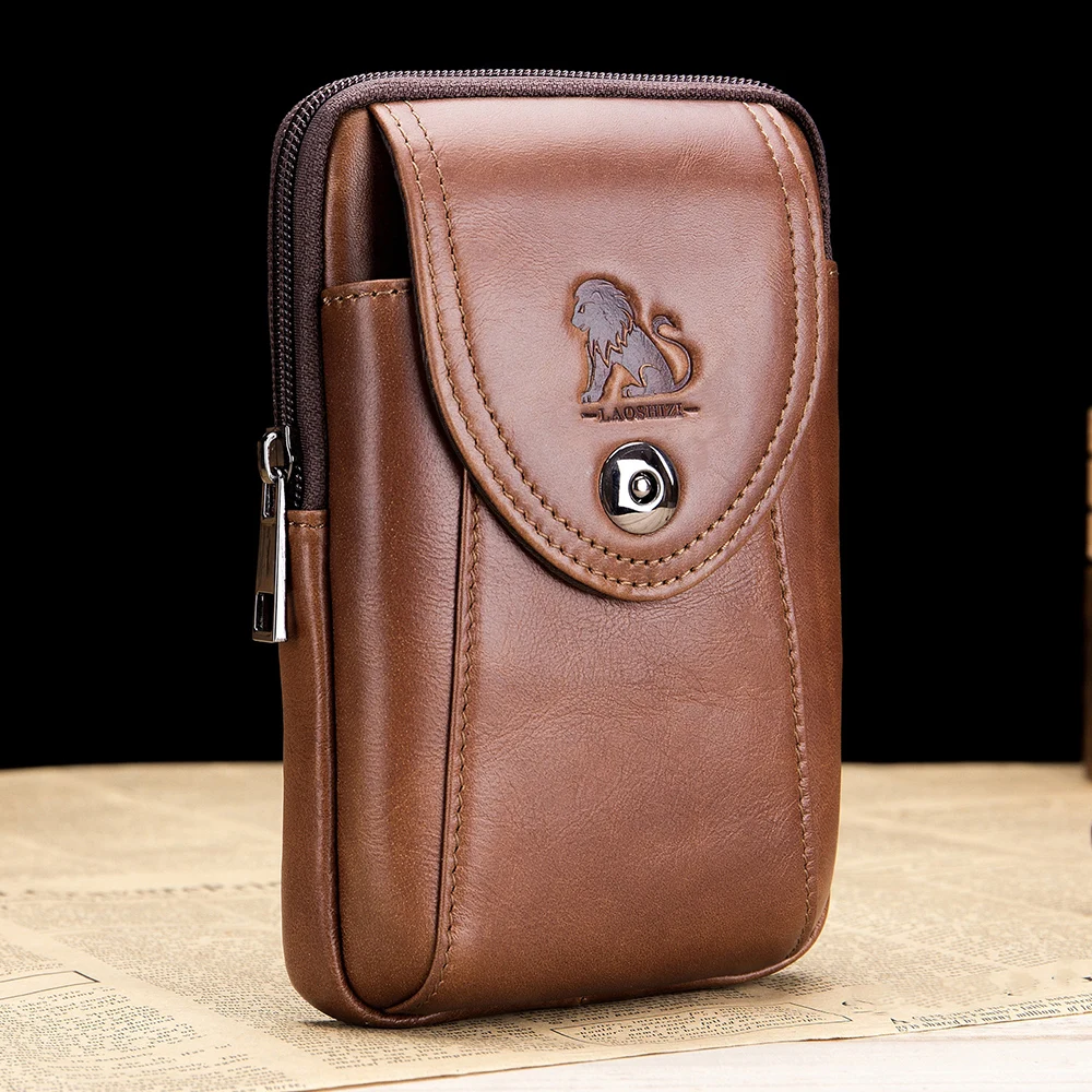Men-s-cowhide-waist-bag-with-wearable-belt-multifunctional-hook-genuine ...
