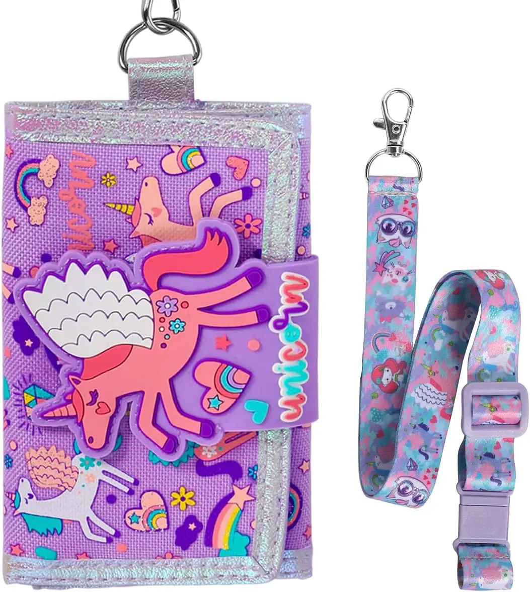Kids-Wallet-for-Boys-Ages-4-18-Trifold-Youth-Wallet-with-Lanyard ...