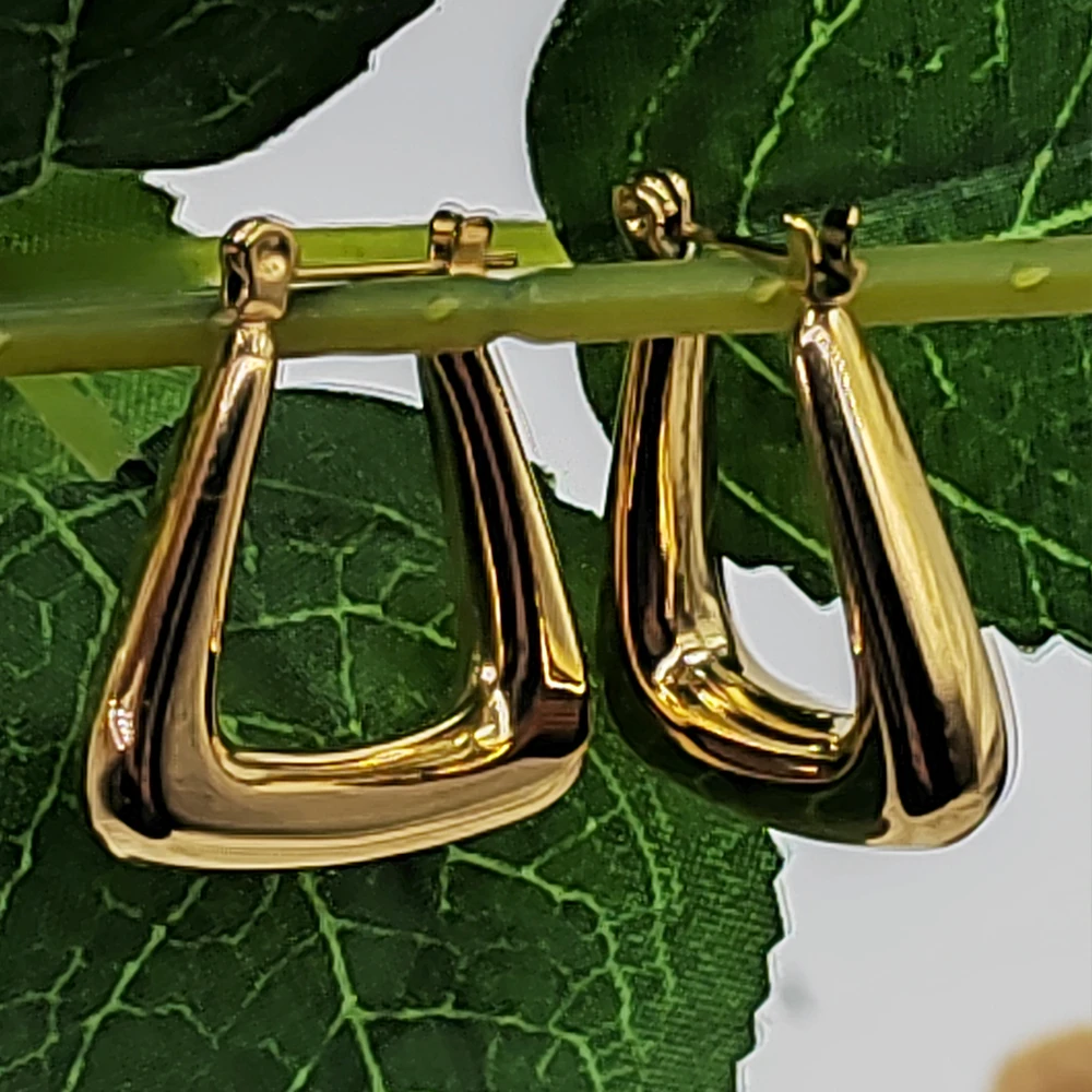 USENSET-Tarnish-Free-316L-Stainless-Steel-Fine-Polished-Hoop-Earrings ...