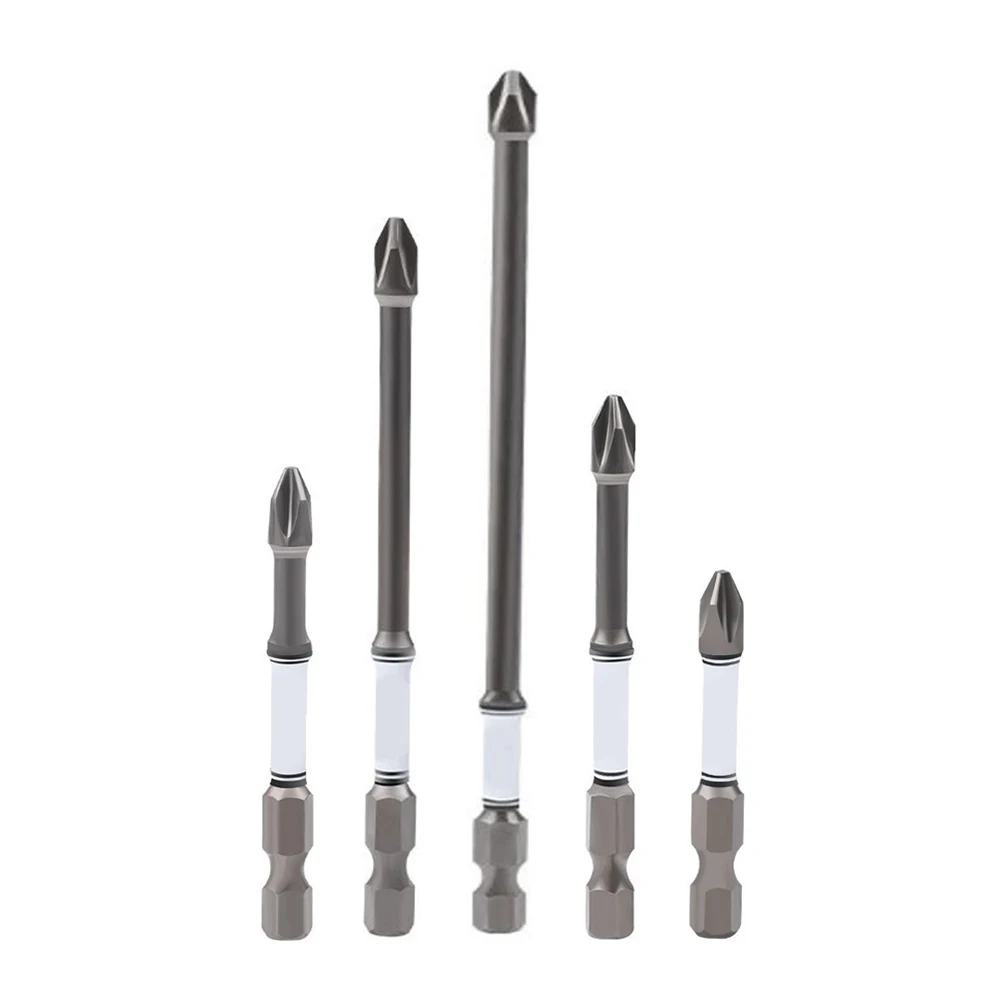 5PCS 50-150mm PH2 Impact Electric Cross Screwdriver Bits PH2 PH2 ...