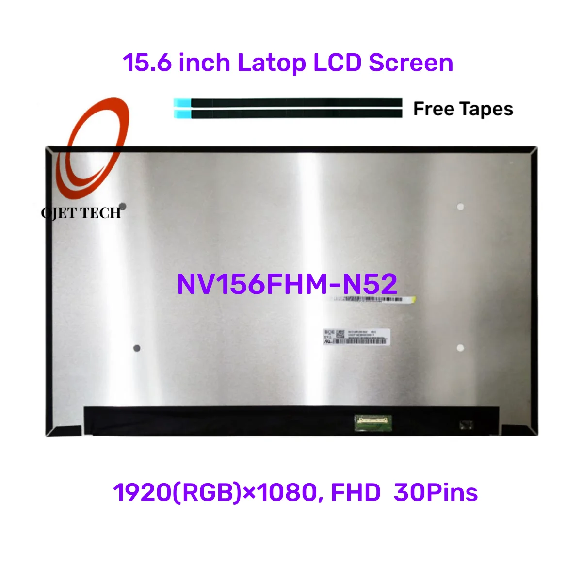 NV156FHM-N52-N4T-N4L-N4H-N4M-N156HCA-E5A-E5B-LP156WFC-SP-M2-B156HAN02-5 ...