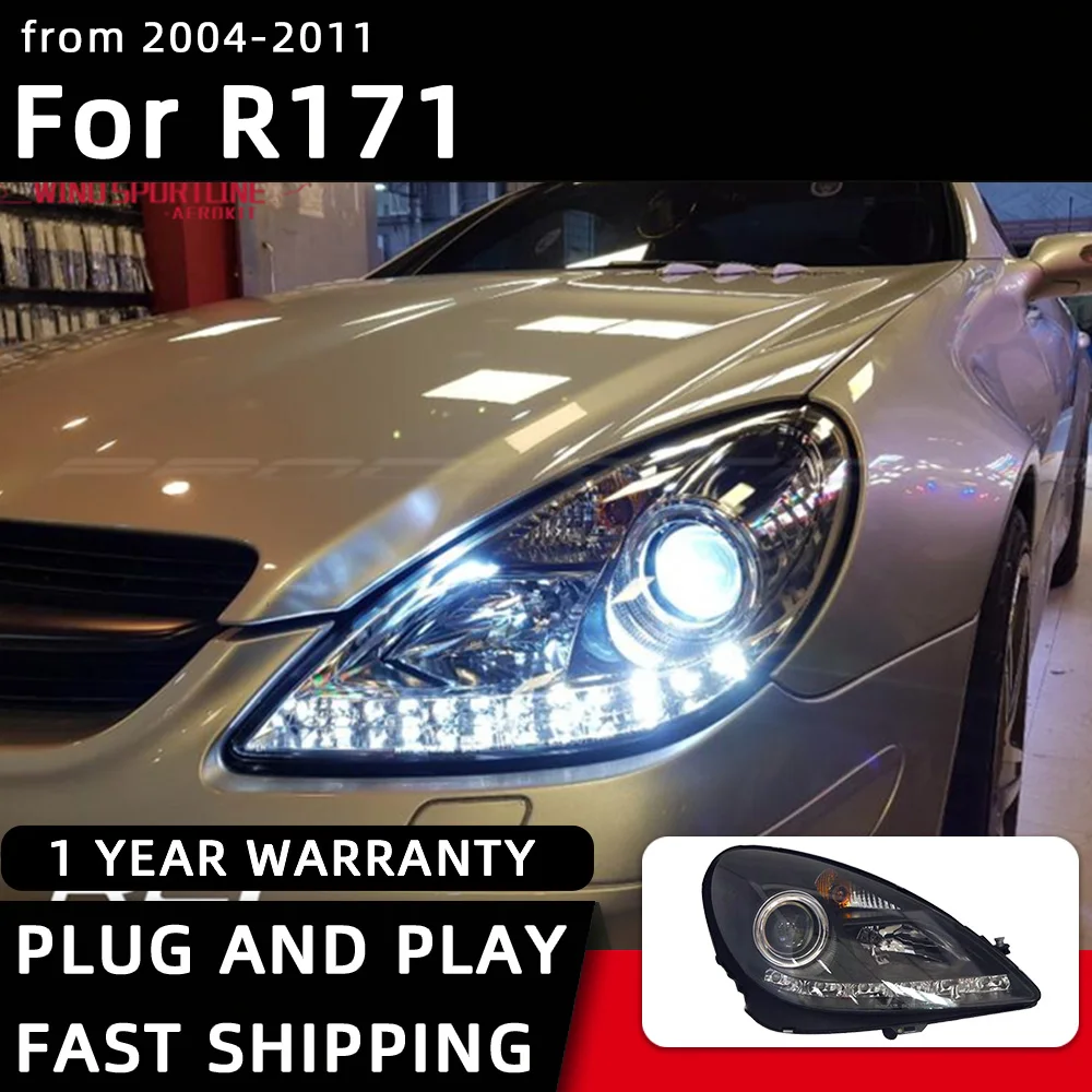 Headlight-For-Benz-R171-LED-Headlights-2004-2011-SLK200-SLK230-Head ...