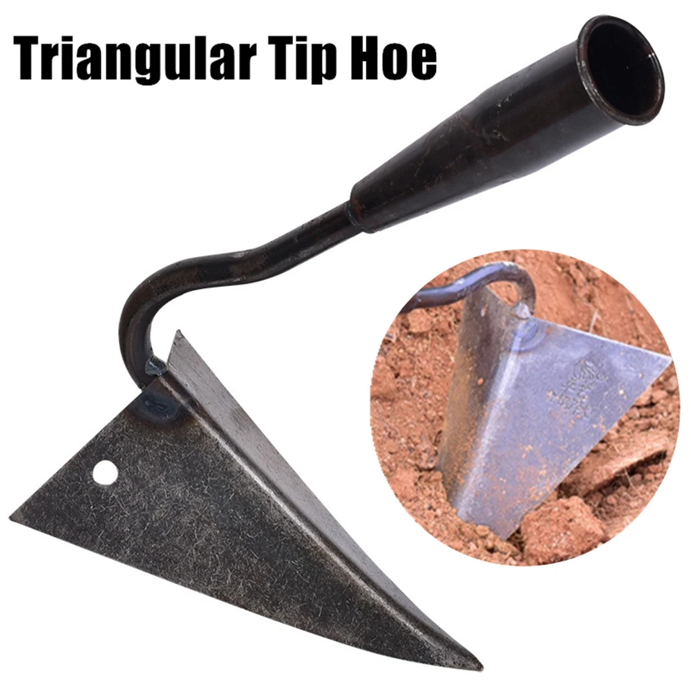 Farm-Garden-Hoes-Tools-Vegetable-Planting-Triangle-Furrow-Hoe-Small-Tip ...