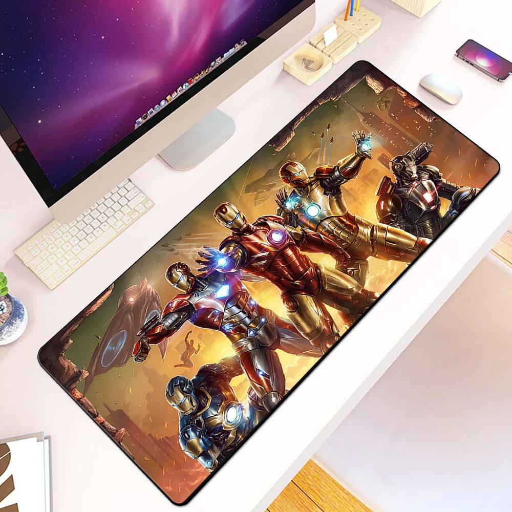 Marvel-Iron-Man-Mousepad-HD-Printing-Computer-Gamers-Locking-Edge-Non ...
