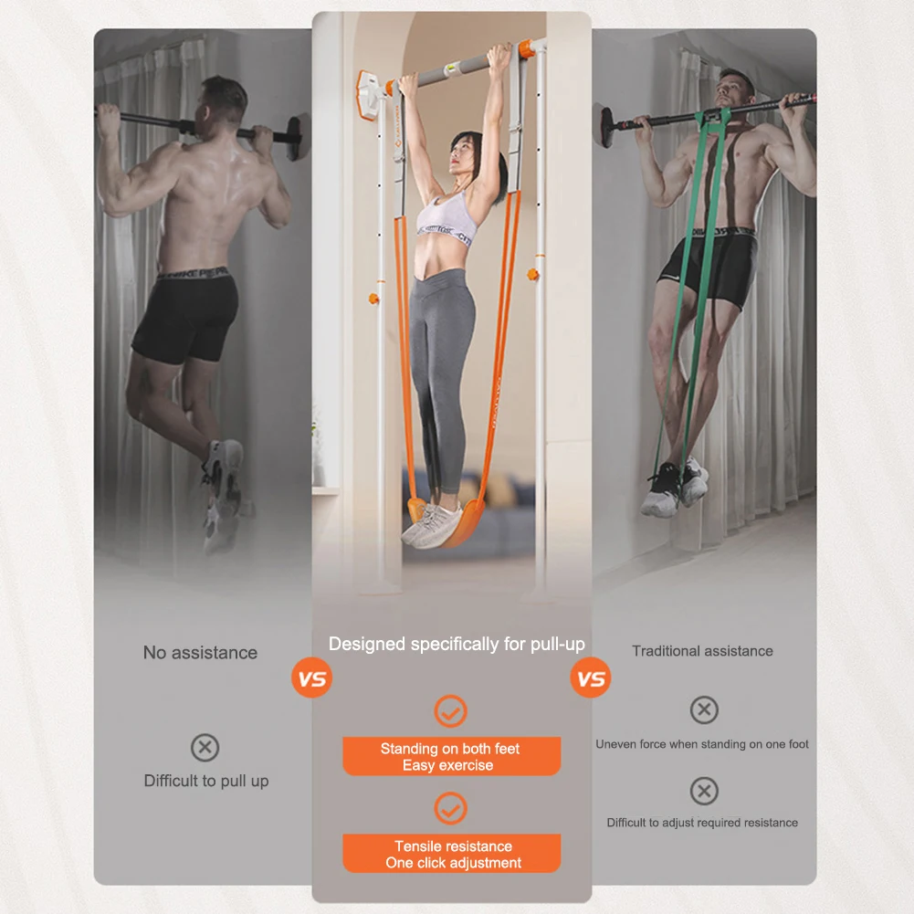 Pull-Up-Resistance-Bands-Adjustable-Elastic-Straps-Exercise-Band-for ...