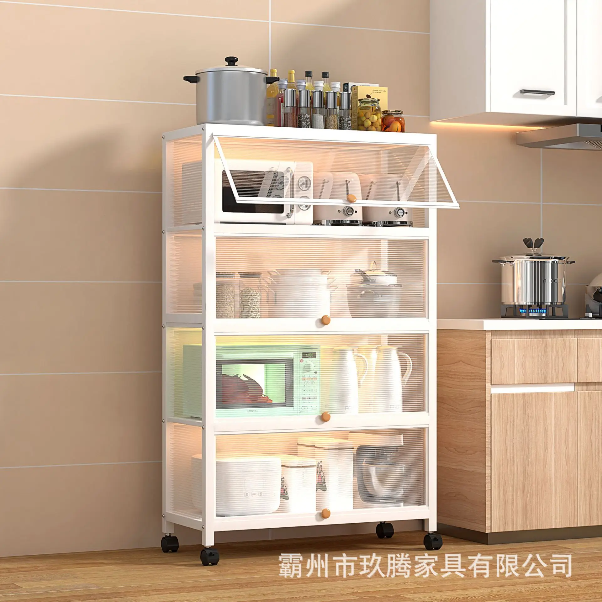 Household-Multifunctional-Tableware-Cabinet-Kitchen-Storage-Rack-Multi ...